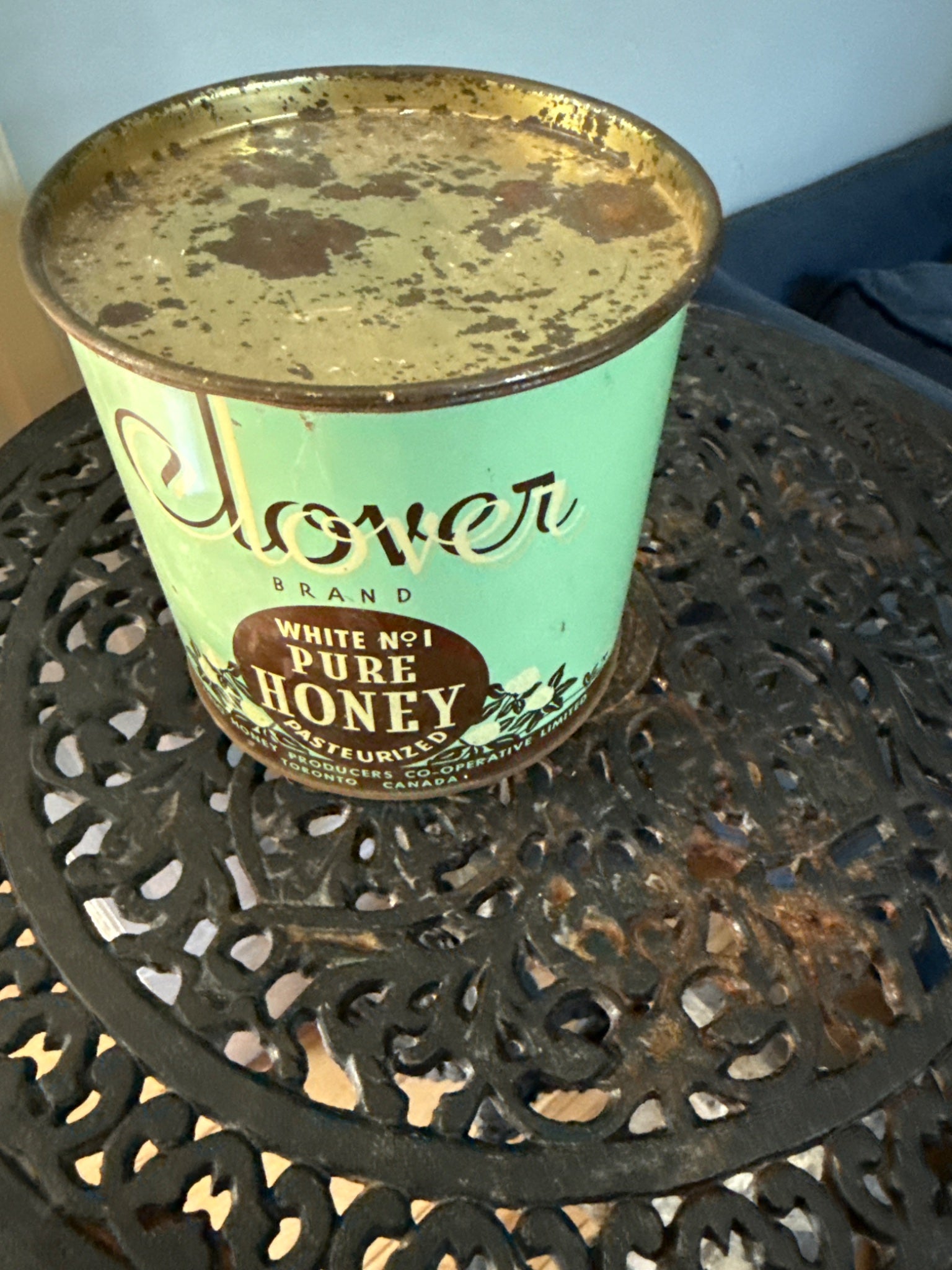 Rare vintage clover honey tin – Duck & Dodo