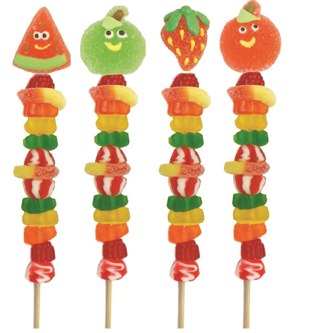 Fruit gummy mix candy kabobs – Duck & Dodo